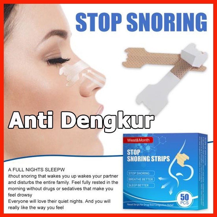 Plaster Anti Snoring Nasal Medical Snore Stopper Dengkur Ubat 打呼嚕 止鼾 神器 ...