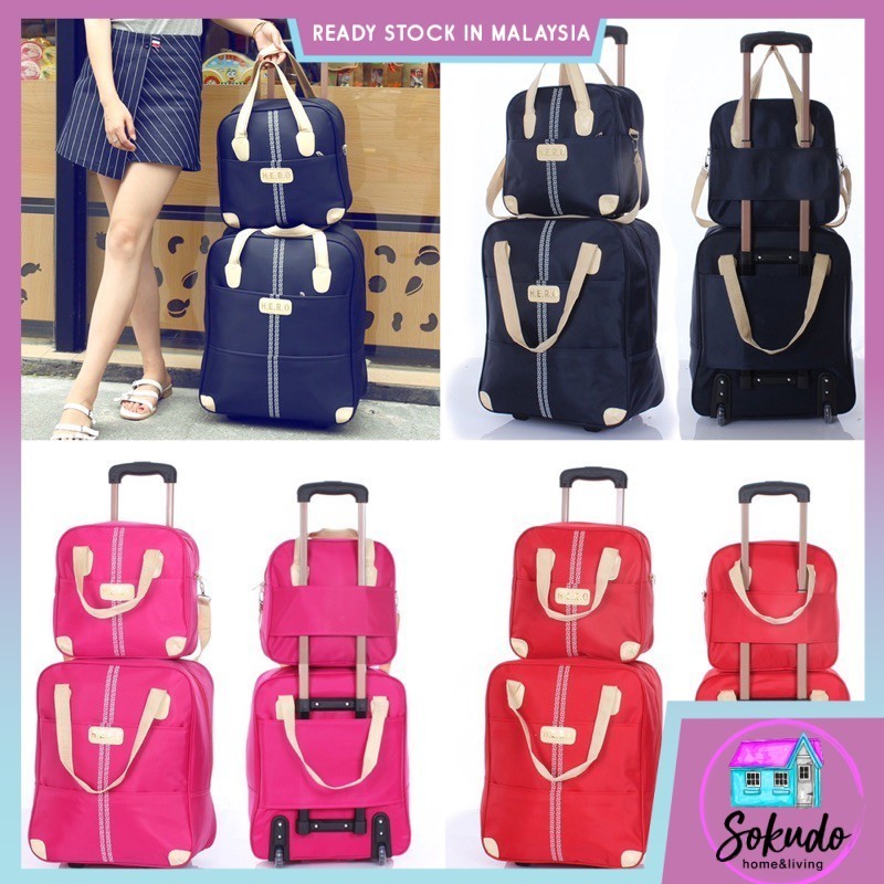 Travel Trolley Travel 2 in 1 Luggage Bags Unisex Waterproof Cases ...