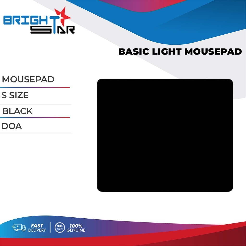 OEM Basic Mouse Pad - Black/Grey (20cm x 20cm) | Shopee Malaysia