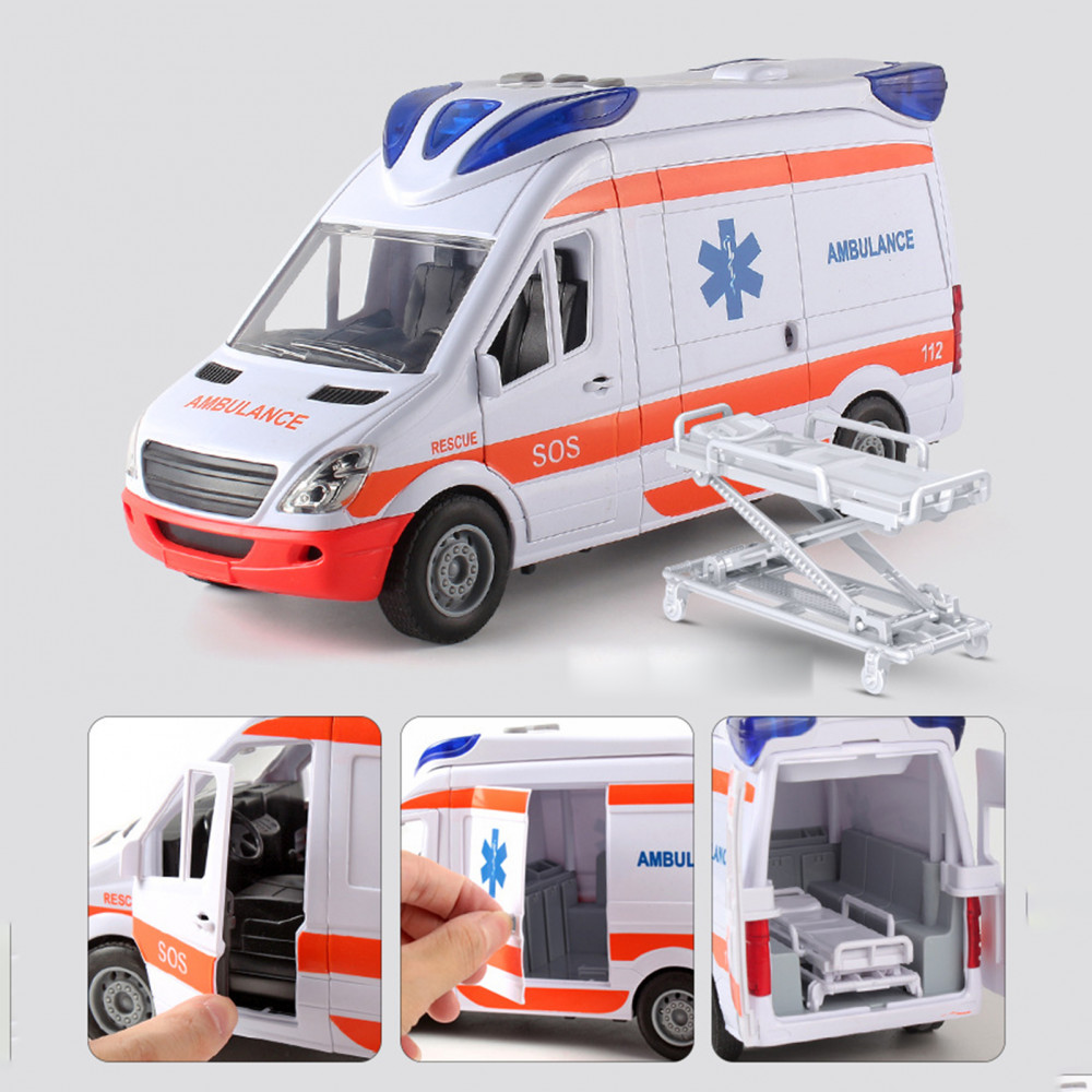 YL Rescue Vehicle Toys , Play Ambulance Toy With Lights And Sound ...