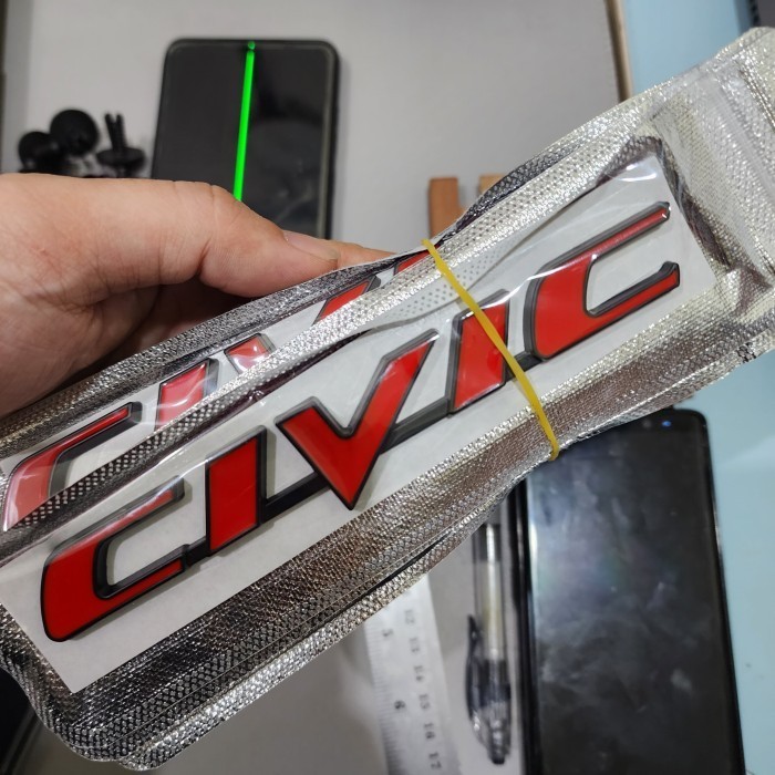Honda ALL NEW CIVIC FD-1 FD-2 EMBLEM / ORIGINAL HONDA CIVIC LOGO ...