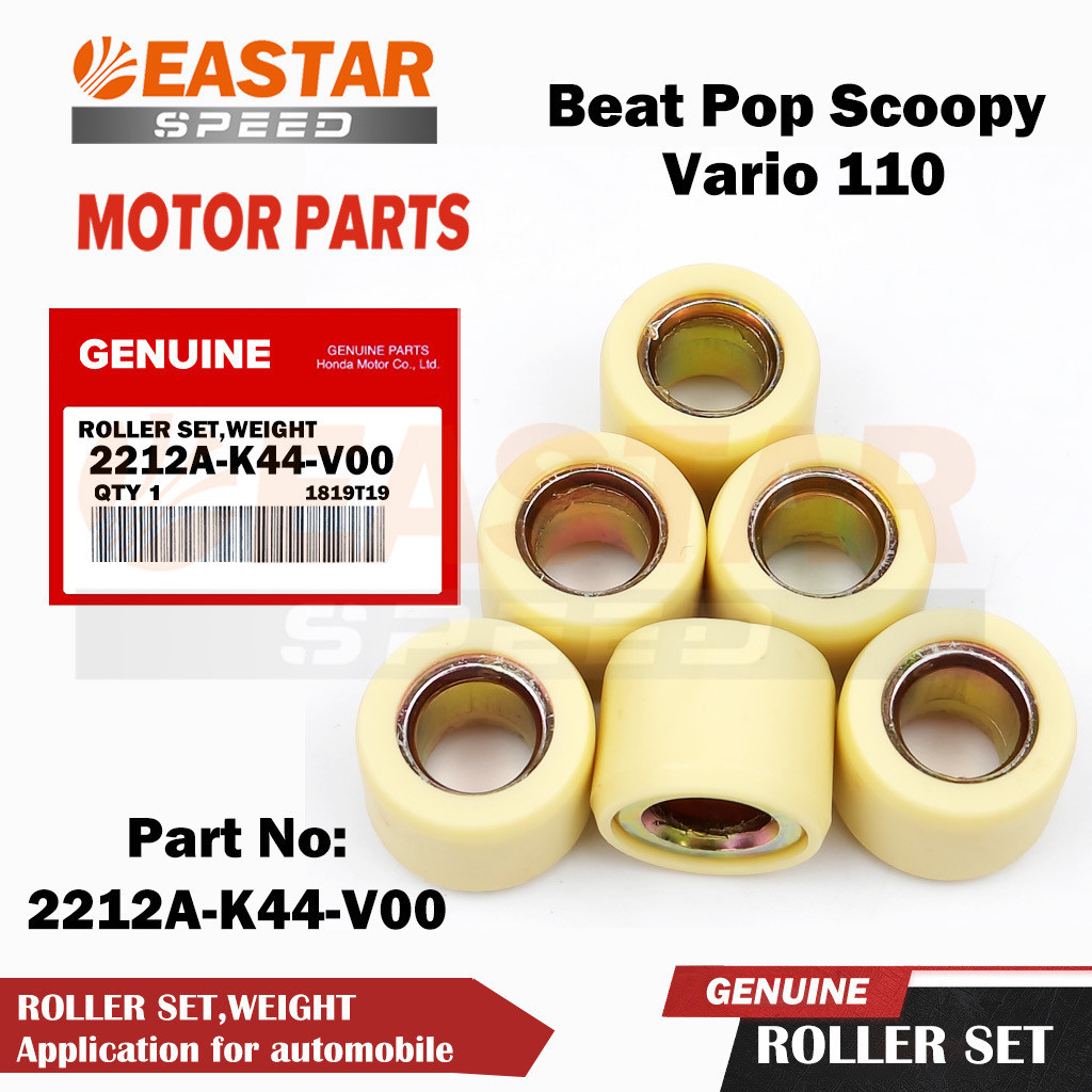 Roller Weight Set for Beat Pop Scoopy Vario 110(2212A-K44-V00) | Shopee ...