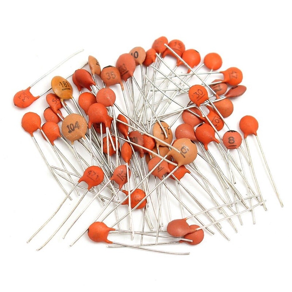 (10 Units) 2pF-0.1uF 50V Ceramic Capacitor Assorted kit Assortment C ...