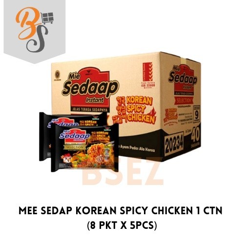 MEE SEDAP KOREAN SPICY CHICKEN 1 CTN (8 PKT X 5PCS) | Shopee Malaysia