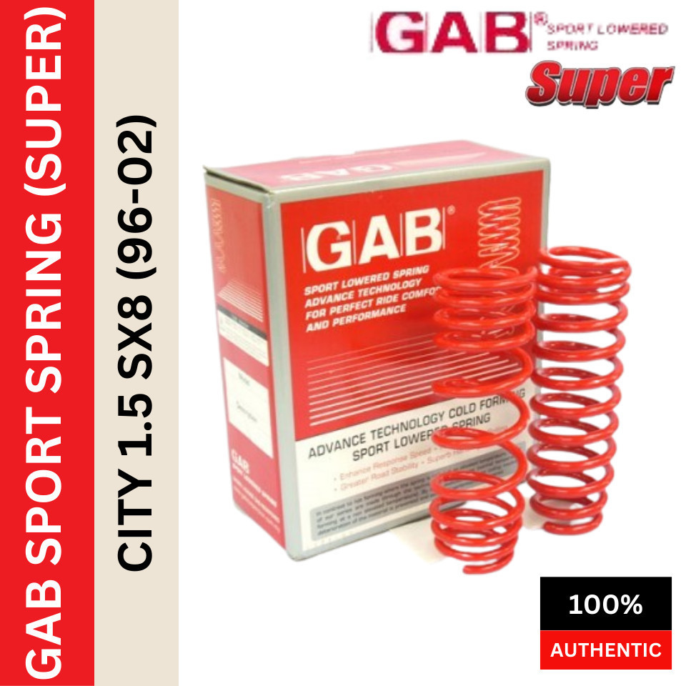 GM-H3915 GAB SPRING SPORT LOWERED HONDA CITY 1.5 SX8 (96-02) 1SET=4PCS ...