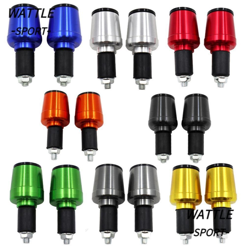 WATTLE 1 Pair Handlebar Grips End For Honda Yamaha Suzuki Cap End Plug ...