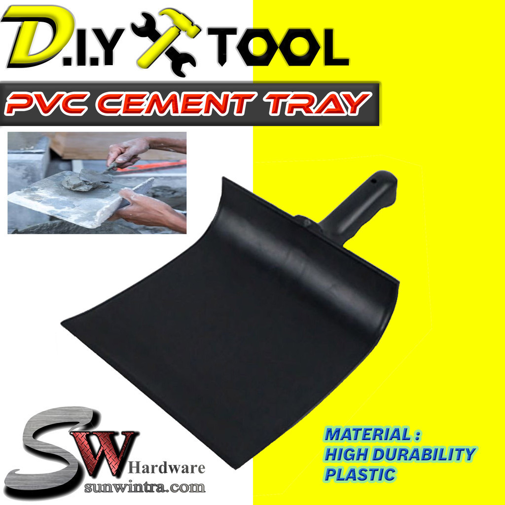SW HARDWARE PVC Cement Tray Curve / Tray Cement / Dulang Simen / Tray ...