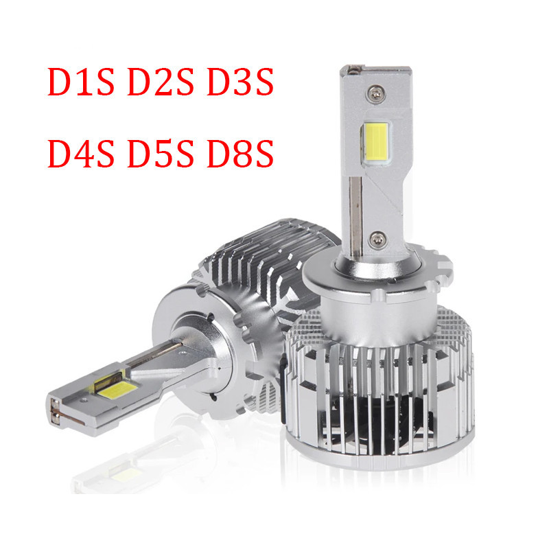 high bright D2S D1S D3S D4S D5S D8S LED Headlights bulb HID plug and play D2R D4R LED lamp 6500k ...