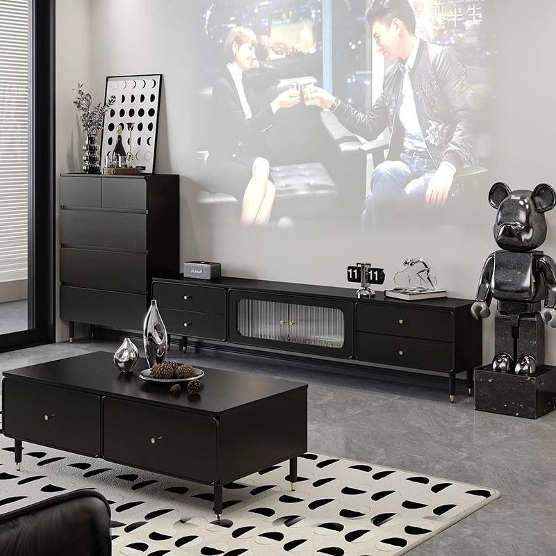 Modern minimalist TV cabinet, living room tv console, Modern style TV ...