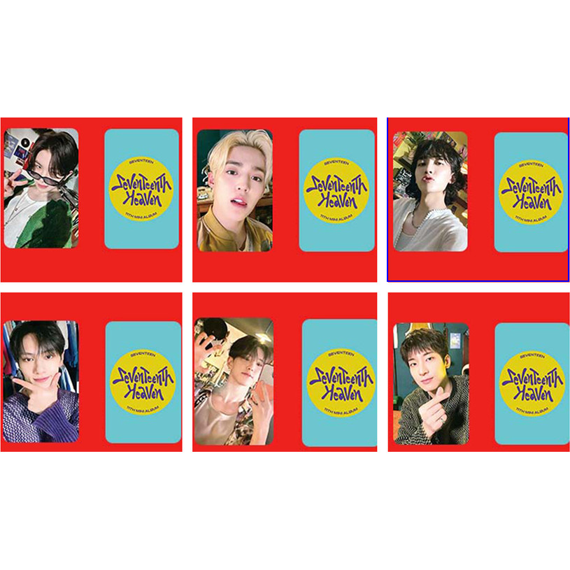 5-13pcs/set SEVENTEEN Lomo Cards 11th Mini Album HEAVEN YZY 1.0 4.0 ...