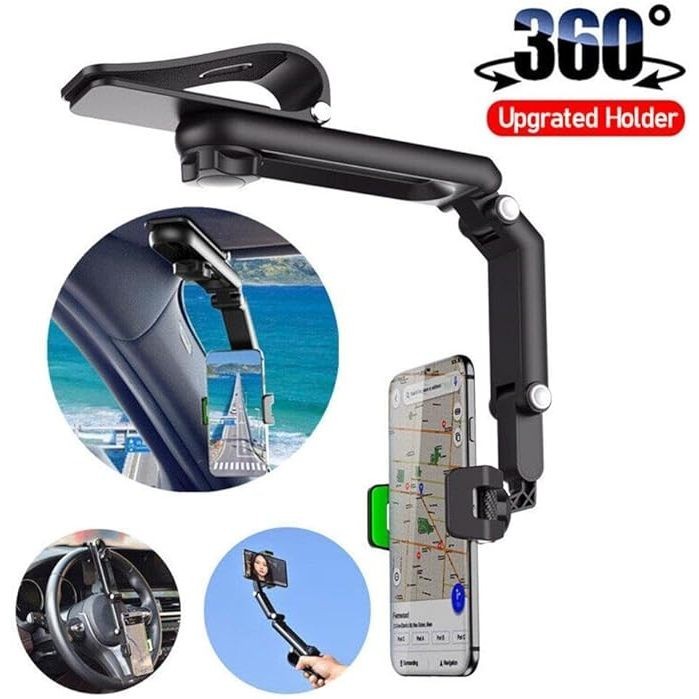 Universal Car 360 Degree Flexible Adjustment Foldable Concealable Sun ...