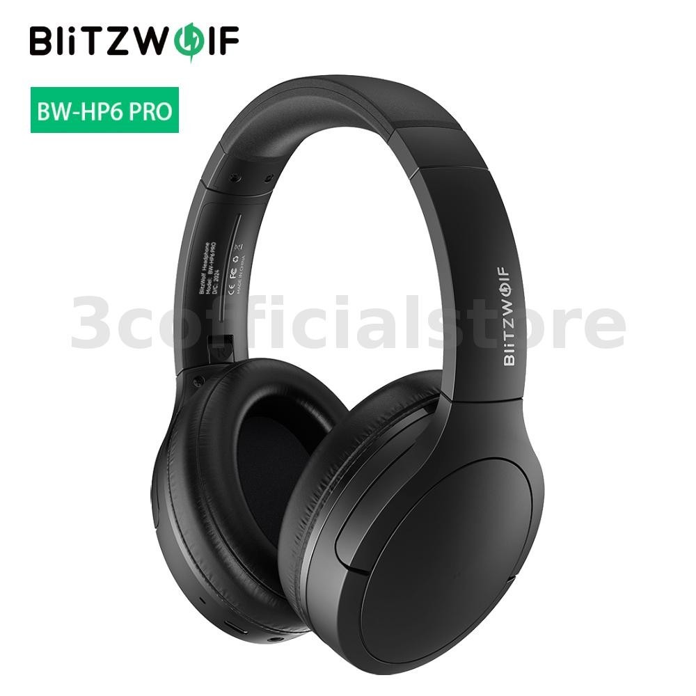 BlitzWolf® BW-HP6 Pro Wireless Headset Dual ANC bluetooth Headset -30dB ...