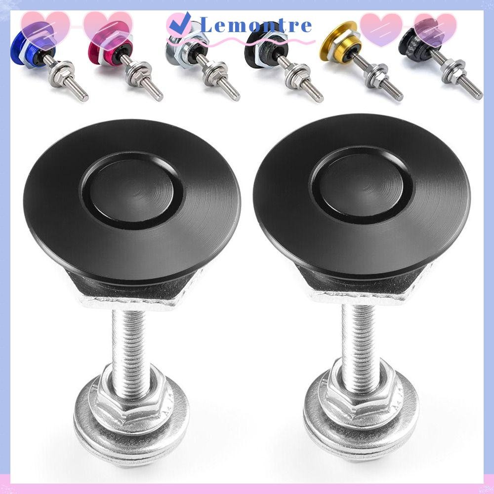 LEMONTRE 1Pcs Push Button, Quick Release Latch Clip Front Bumper Hood ...