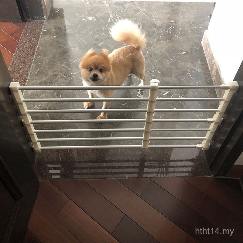 Perforation-free Small Dog Pet Railing Isolation Door Dog Stop Door ...