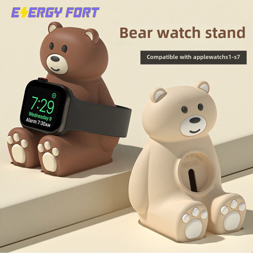 Suitable for watch charging stand, watch charging base, S7/6/SE/5/4 bear desktop stand holder ...