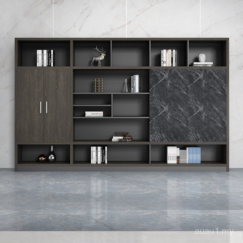 Perabot Pejabat Kabinet Fail Kayu Rak Buku Panel Gabungan Dokumen Arkib ...