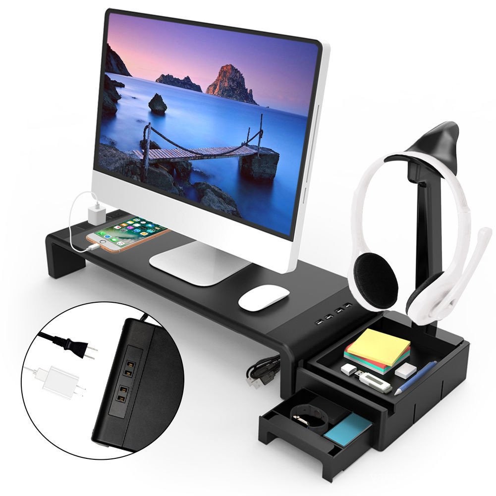 Display Heightening Rack USB Docking Station Power Socket Length ...