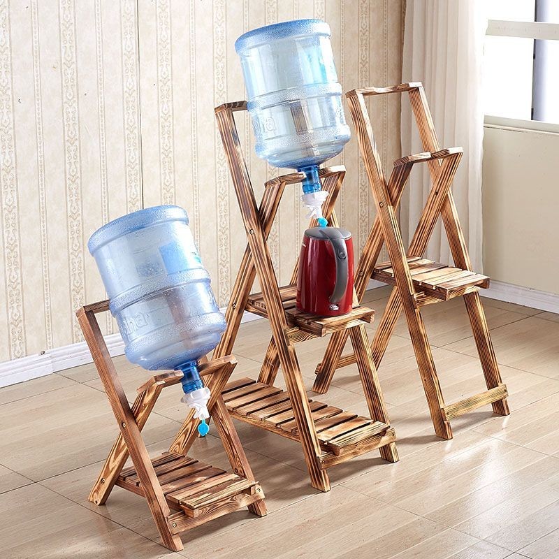 Solid Wood Pure Bucket Bracket Bottled Water Bracket Upside Down ...