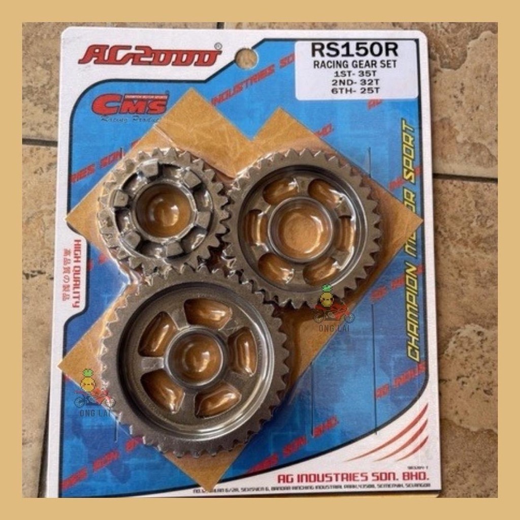 HONDA RS150 V1 V2 WINNER150 150 RACING ENGINE GEAR BOX SET CMS RACING ...