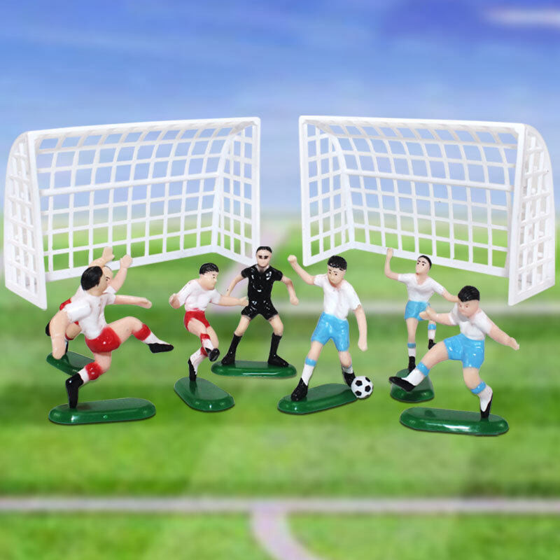 10pcs in 1set Plastic football boy white/color clothing goal football ...