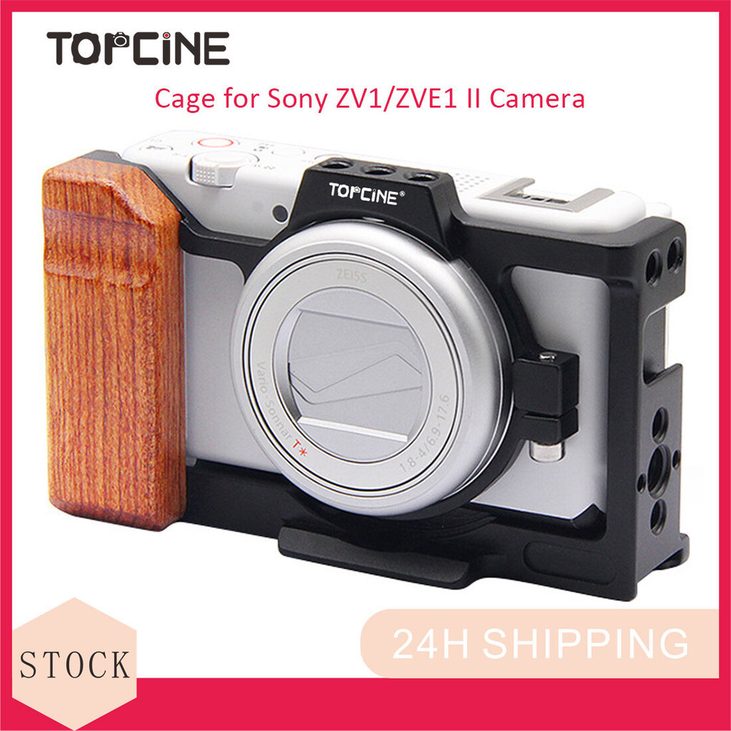 Topcine ZV1 Camera Cage for Sony ZV-1 Camera Video Shooting Cage Rig ...