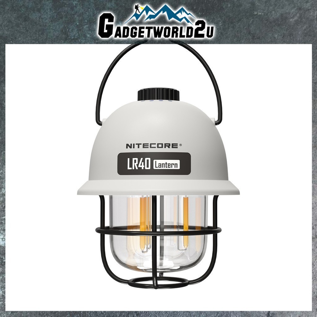 Nitecore LR40 Multifunctional Rechargeable Camping Lantern (White ...
