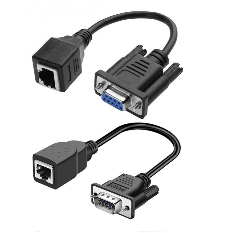 HL Reliable Signal Transfer with the DB9 to RJ45 Adapter DB9 Female ...