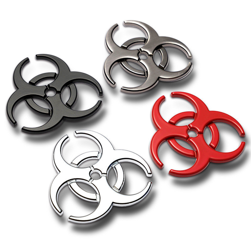 Car Biohazard Locomotive Label Protective Umbrella Blood Metal Car ...