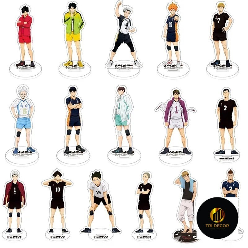 Standee model Haikyuu Hinata Shoyo Tobio Kenma Kuroo Akaashi Kotaro Kei ...