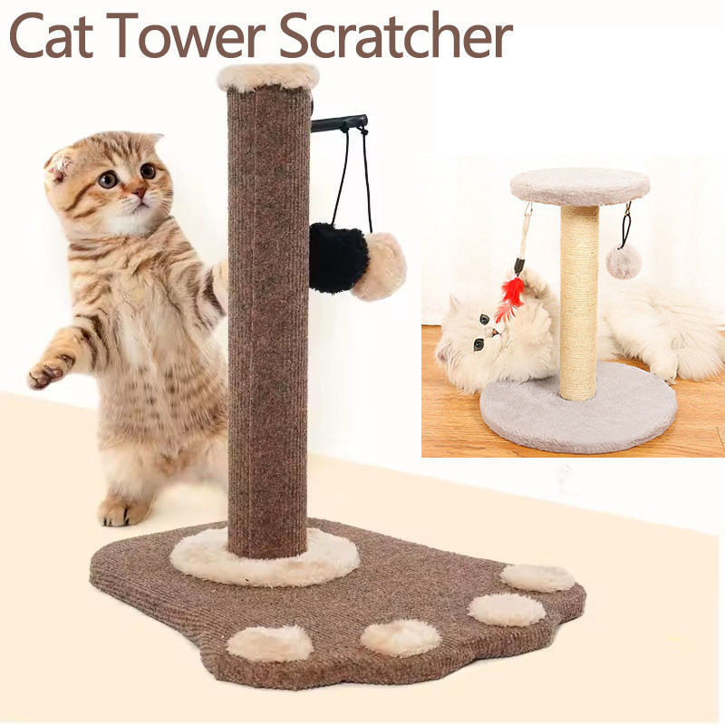Cat Scratch Play Bed Toy Cat Tower Scratcher Post Claw Board Nest Climb ...