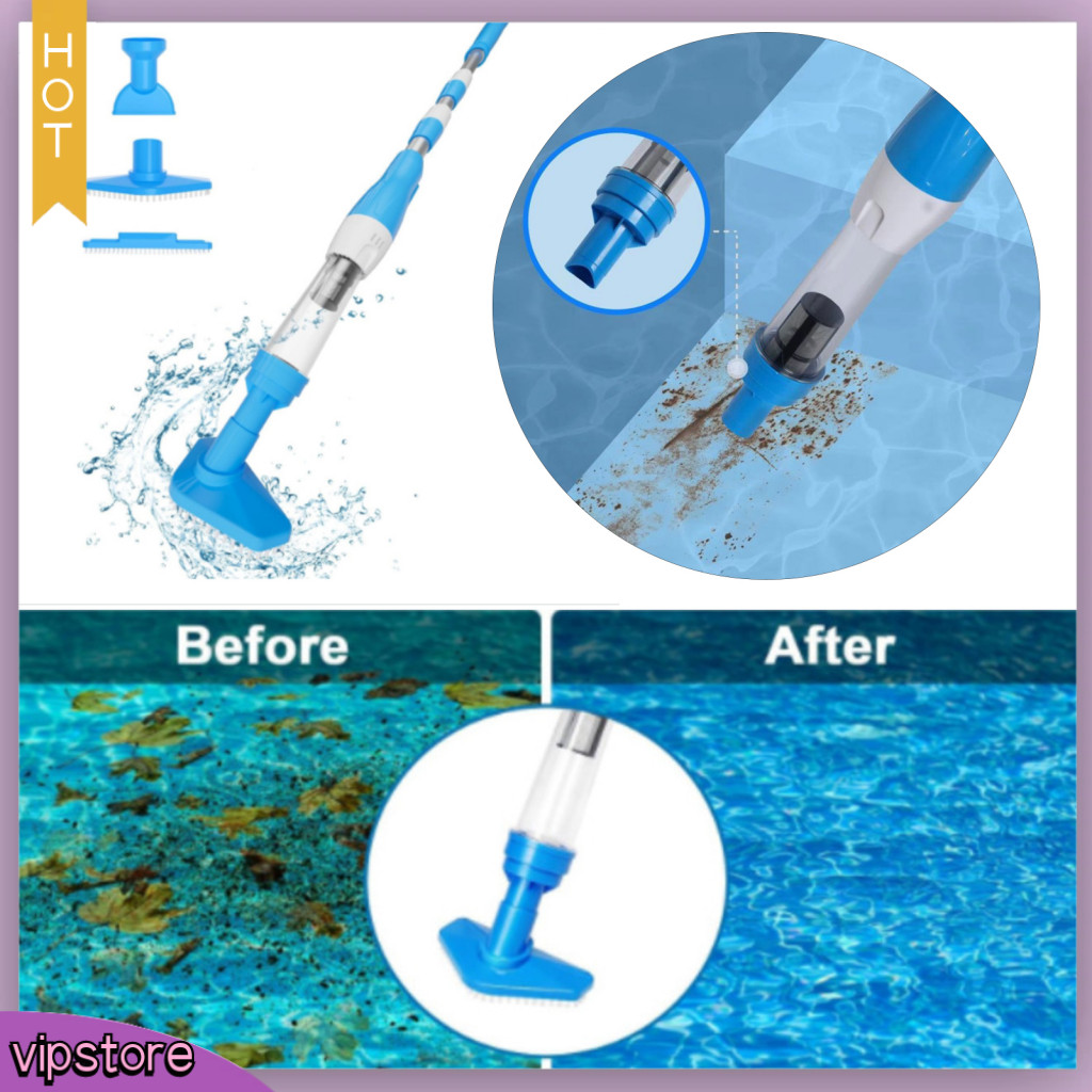 (VIP) Handheld Pool Vacuum Cleaner Powerful Cordless Pool Vacuum ...