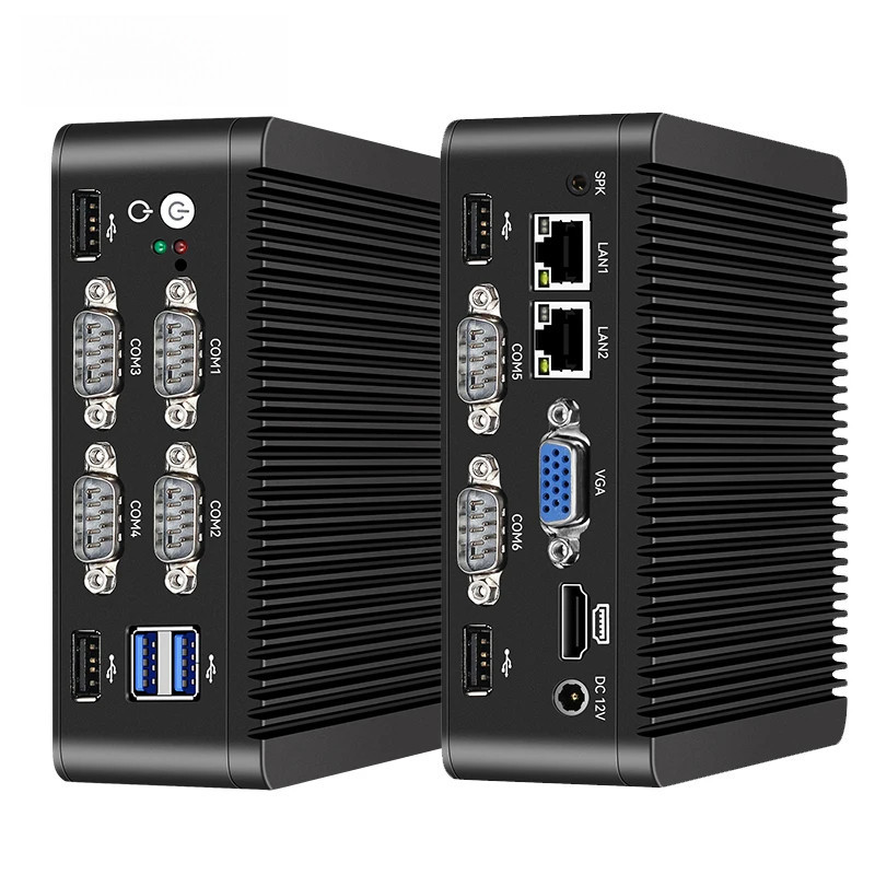 Mini PC Intel Pentium N5000 2x GbE LAN 6x COM RS232/RS485 6x USB GPIO ...