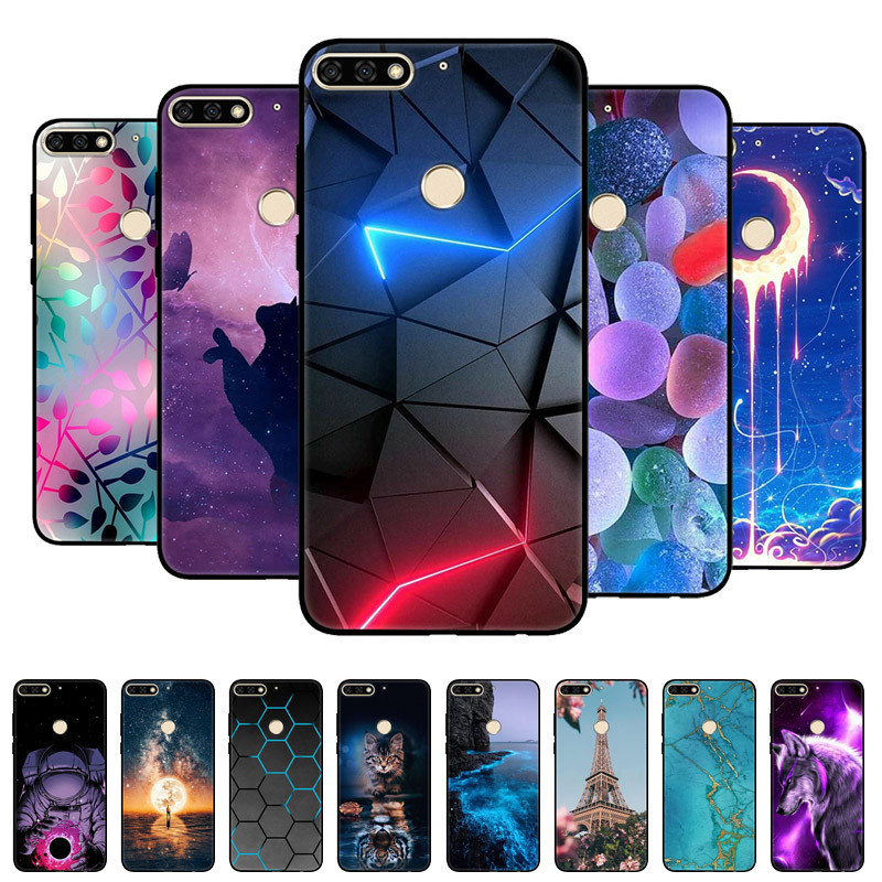 Huawei Y6 2018 ATU-L22 / Y6 Prime 2018 ATU-L42 Case Soft Silicone Phone ...