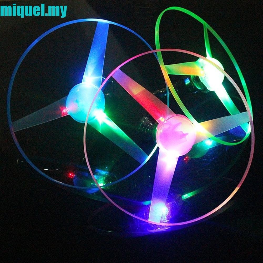 MIQUEL LED Flying UFO Toy For Kids Illuminated Fun Outdoor Toys Flying ...