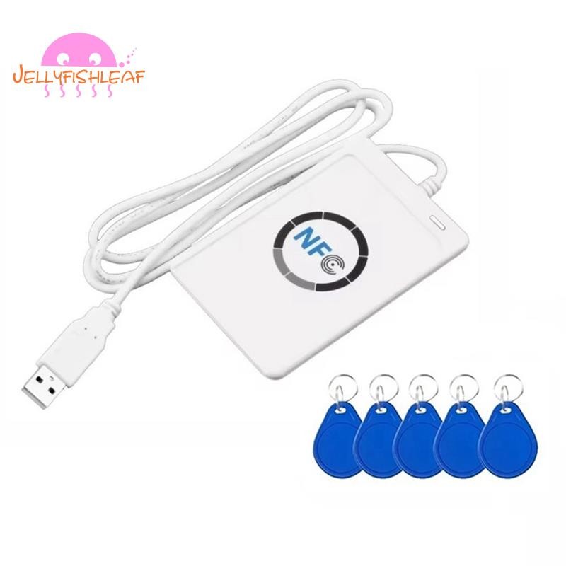 ACR122U RFID IC Smart Card Reader Duplicator +5XCUID Keychain Writer ...