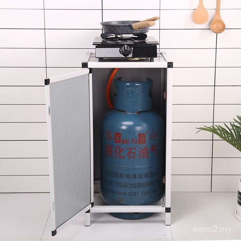 Gas Cylinder Cabinet Single Stove Cabinet Kitchen Cabinet Simple Tea ...