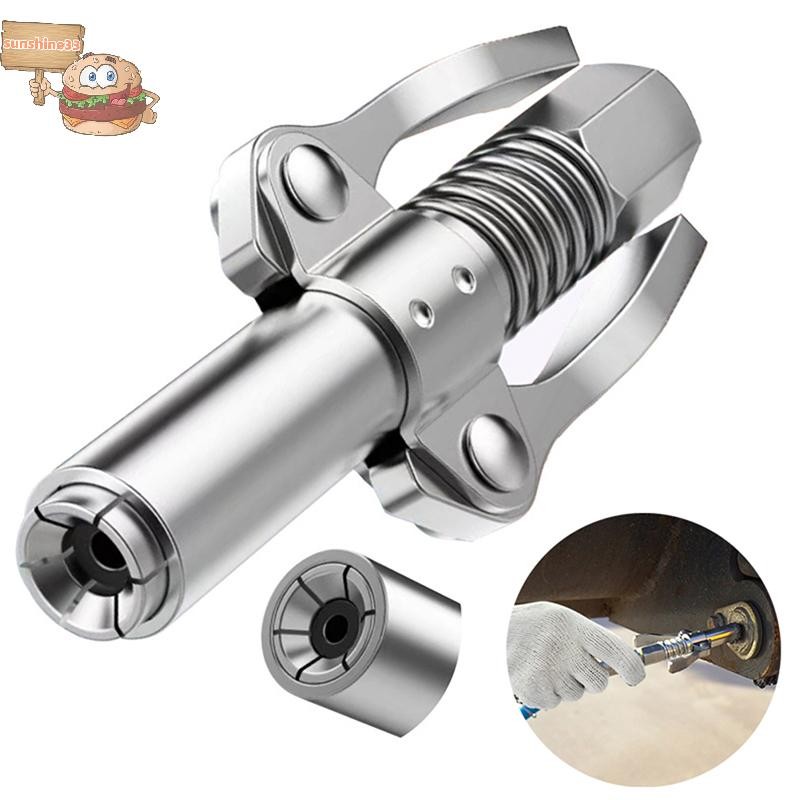 sun Grease Gun Coupler 10000 PSI NPTI/8 High Pressure Nozzle Oil Pump ...