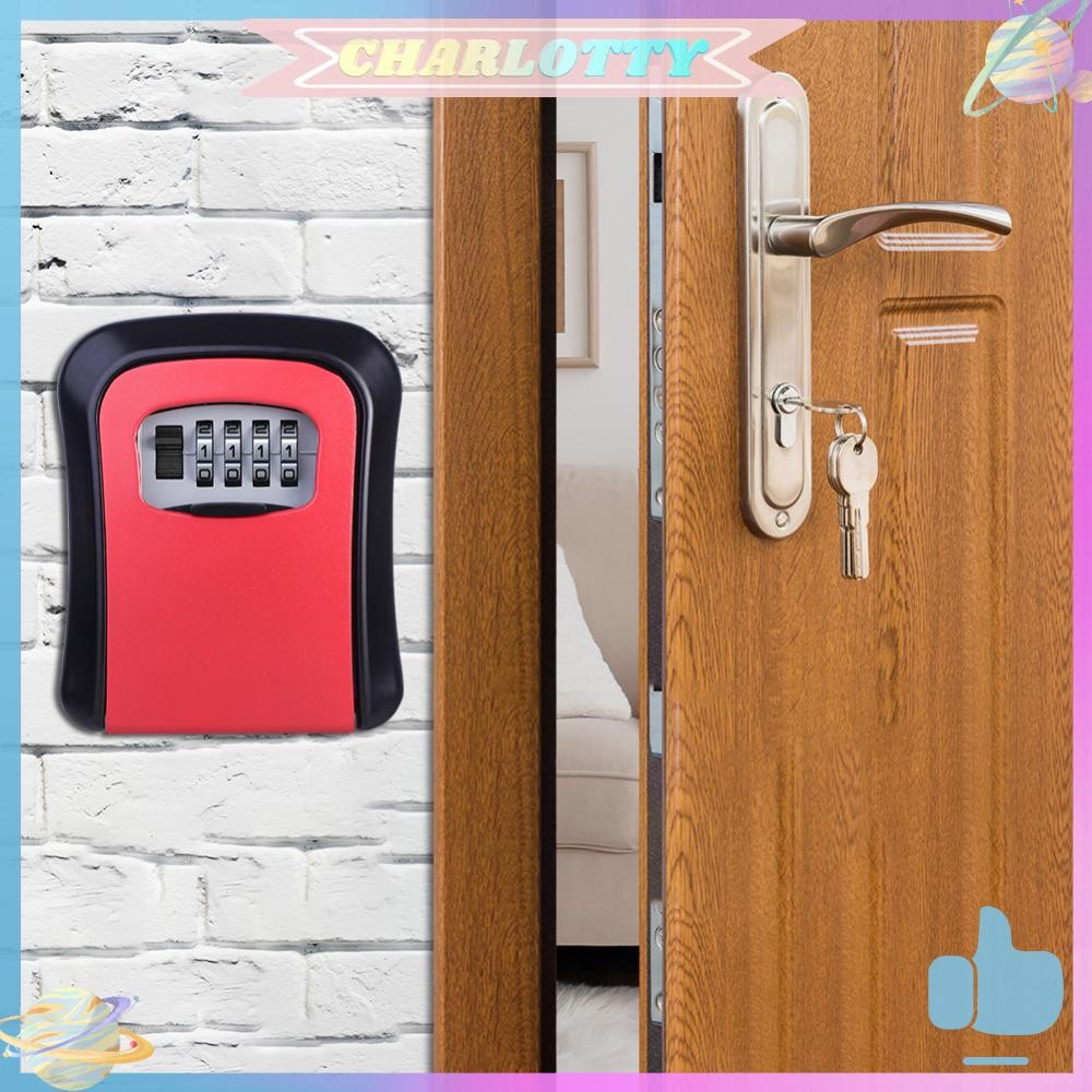 CHA Wall Mounted Key Safe Key Box Secure Lock Safety 4 Digit ...