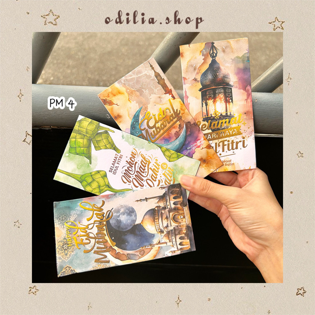 Pm Eid Envelopes 2025 contains 10 pcs Size M Thick Paper Eid Al-Fitr ...