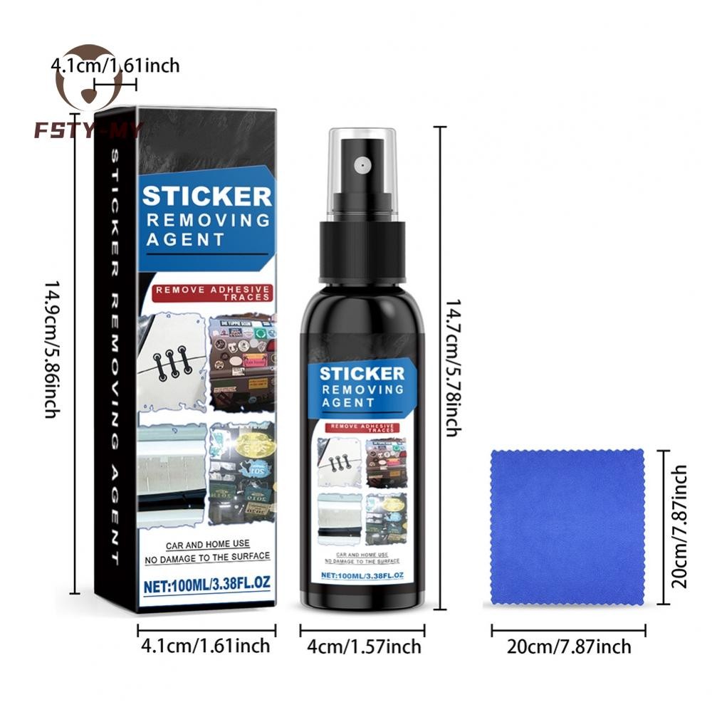 Instant Sticker Residue Removal with Powerful Formula Safe for All ...