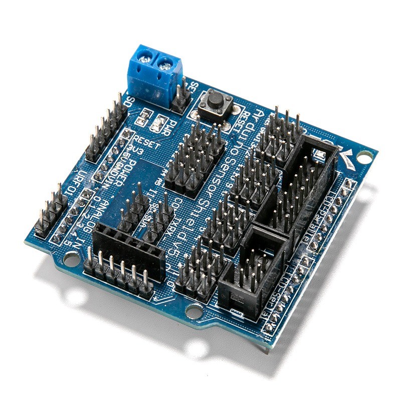 UNO R3 V5 Arduino Sensor Shield V5.0 Robot Accessory Expansion Board ...