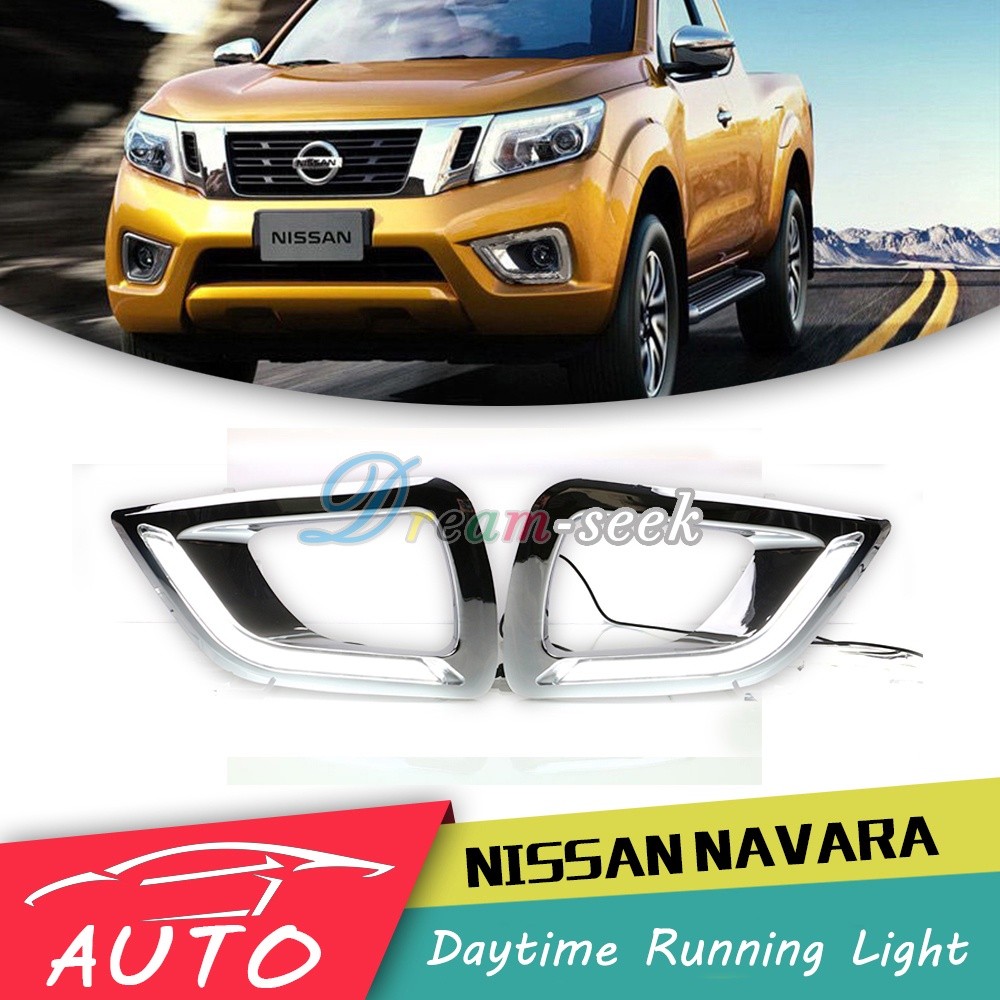 DRL For NISSAN NAVARA NP300 2015 2016 LED Daytime Running Light Fog ...