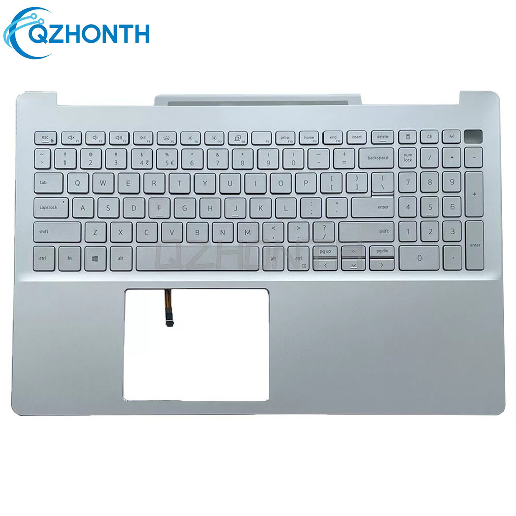New Palmrest with Backlit Keyboard For Dell Inspiron 15 7591 (Silver ...