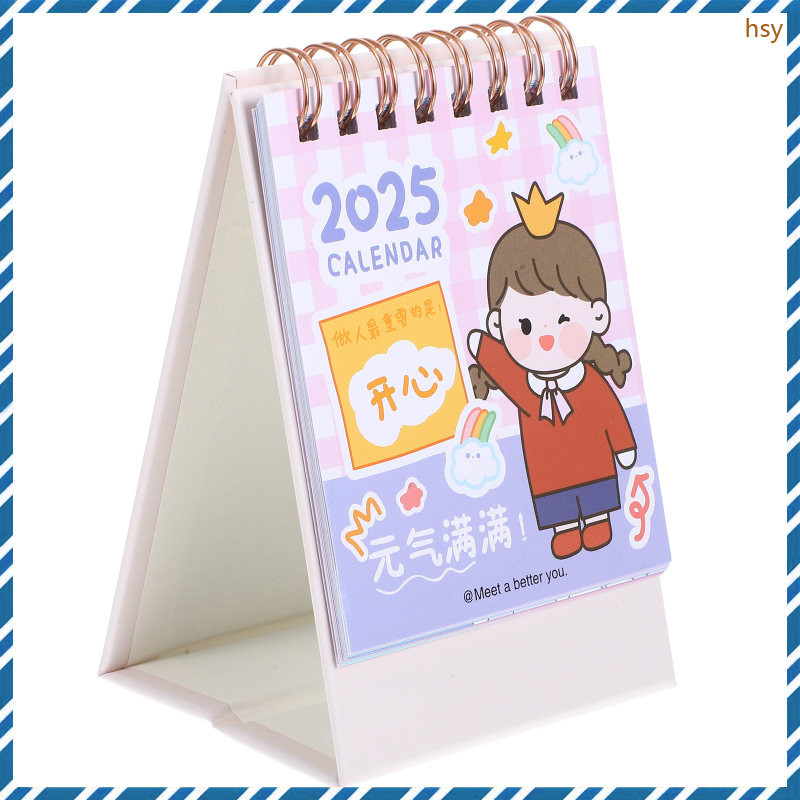 Small Desk Calendar Mini Table Clock Planner Advent for Children ...