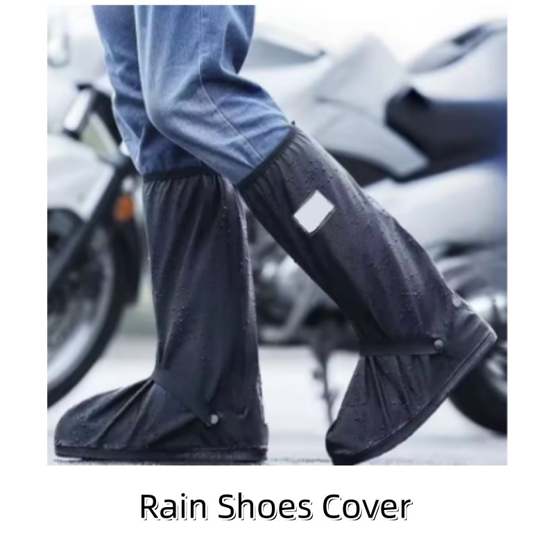 PVC Waterproof Shoe Covers Rain Shoe Covers Reflective Reusable kasut ...