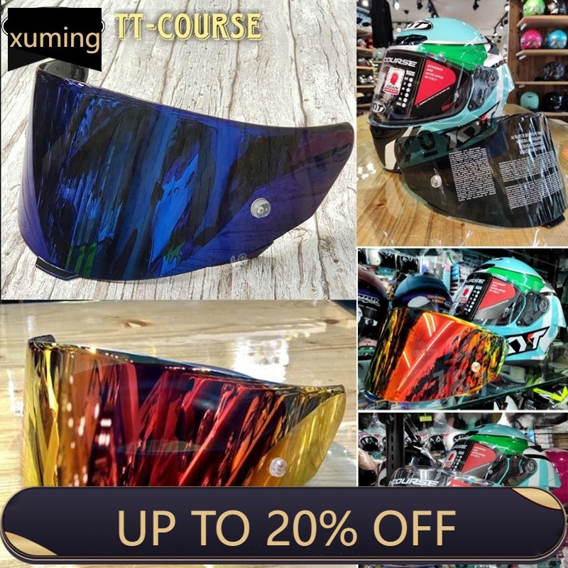 XM KYT TT Course Visor Lens KYT Visor Lens Revo Lens FIt for KYT TT ...