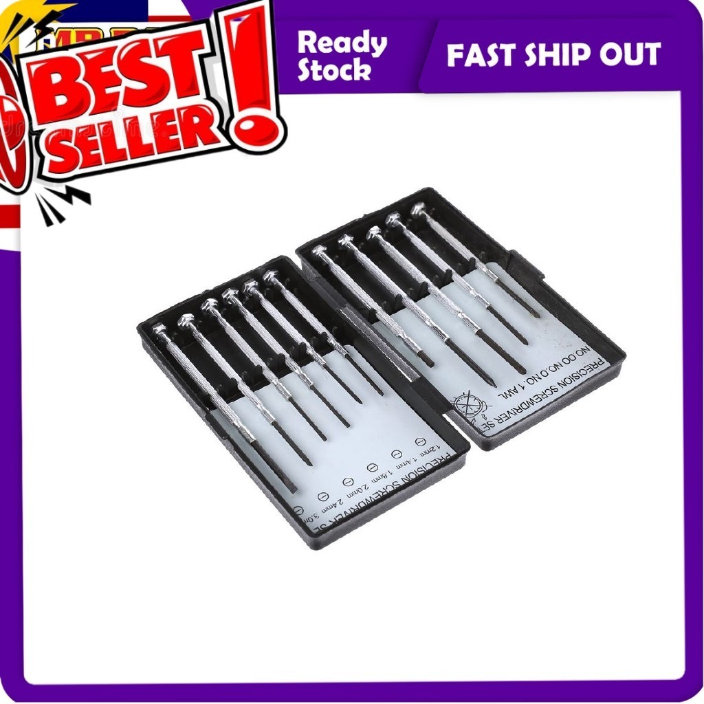 (11pcs) Set Screw Driver Mini, Skru Driver Kecil Precision Screwdriver ...