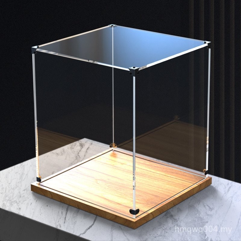 Customized Transparent Acrylic Board Force Display Box Building Block Toys Figure Storage Car ...