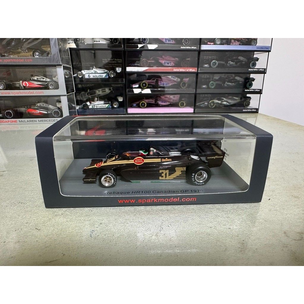 Spark 1/43 Rebaque HR100 1979 F1 Canadian Hector Rebaque Model Original ...