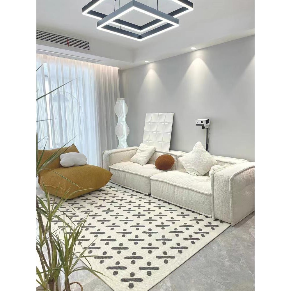 Sofa Roti Bakar Nordic Baharu Snowflake Velvet Light Warna Krim ...